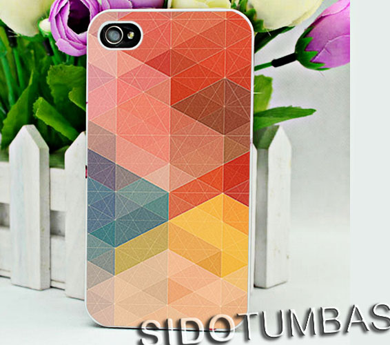 Colorful Geomatric Pattern - Case Cover For.. on Luulla